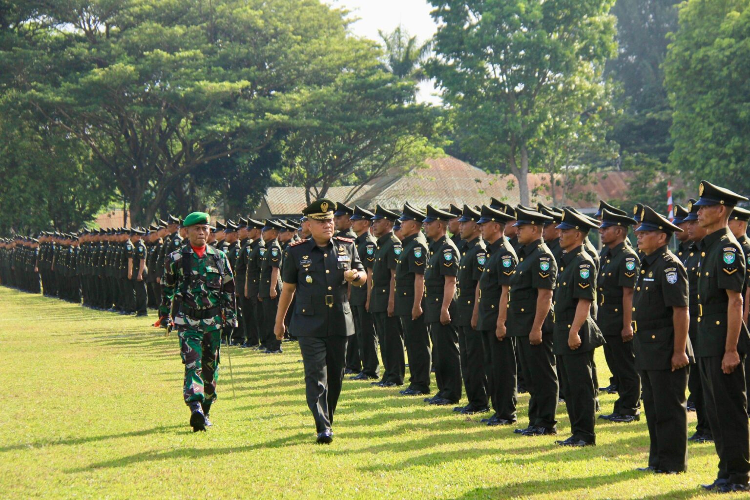 Rindam Iskandar Muda Resmi Tutup Program Diktukbasus TNI AD TA 2024.